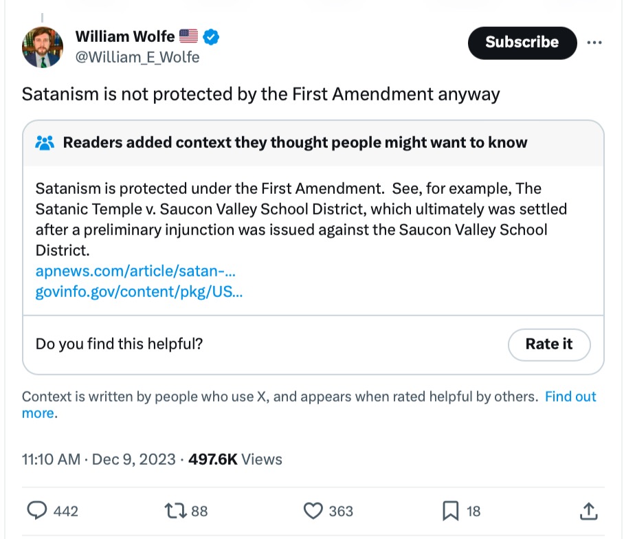 William Wolfe | MRC Free Speech America