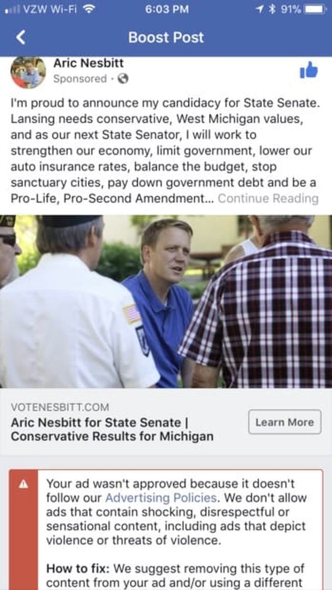 Aric Nesbitt | MRC Free Speech America