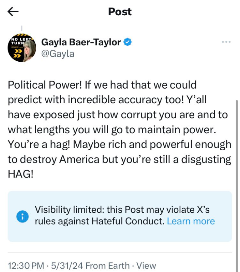 Gayla Baer-Taylor | MRC Free Speech America