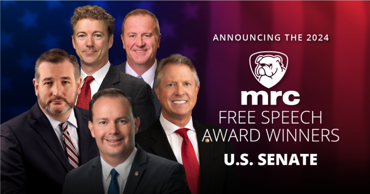 MRC Announces First Annual Free Speech Award Winners from US Senate