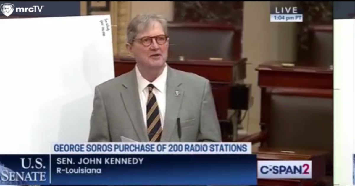 WATCH: John Kennedy Issues Sharp Rebuke of Biden FCC’s ‘Special Soros ...
